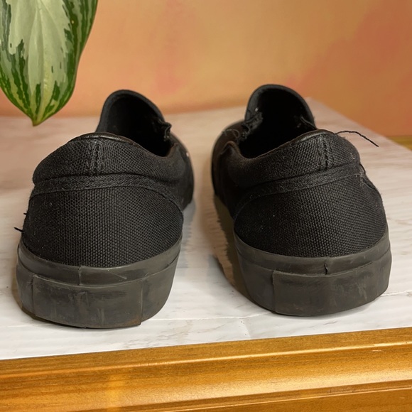 Shoes | Punkrose Black Slip On Sneakers | Poshmark